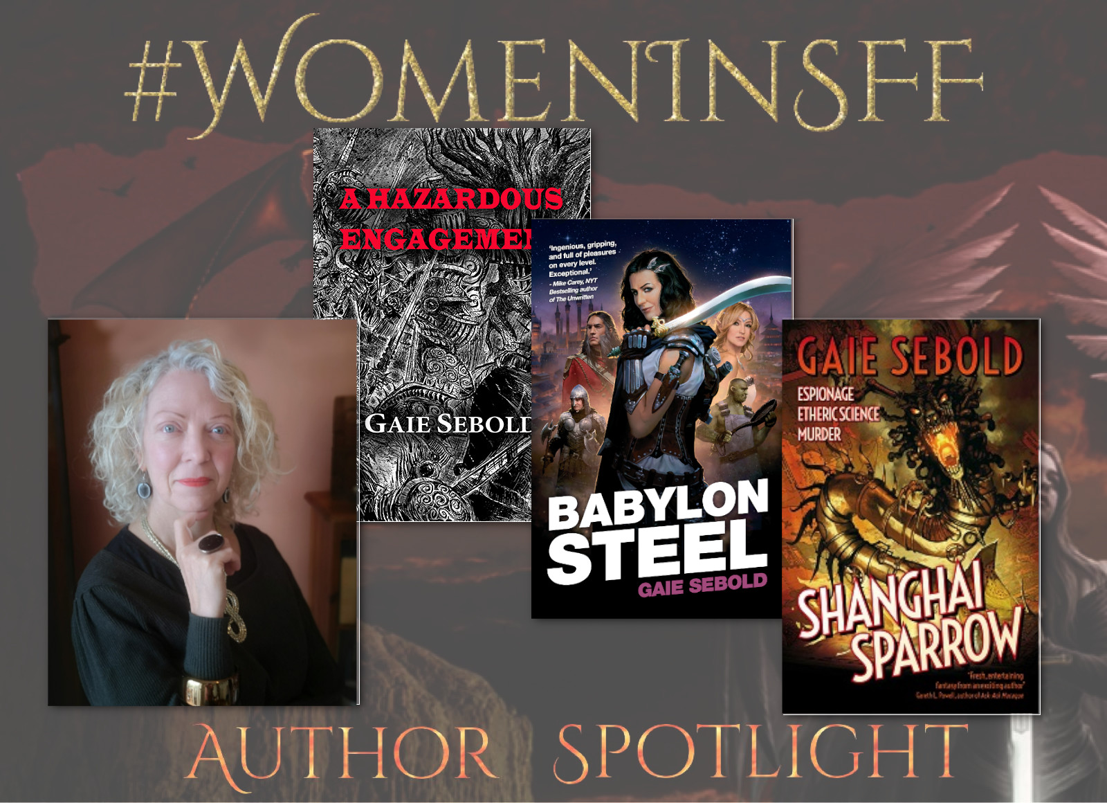 Women in SFF Author Spotlight - Gaie Sebold (BABYLON STEEL) | Fantasy-Hive