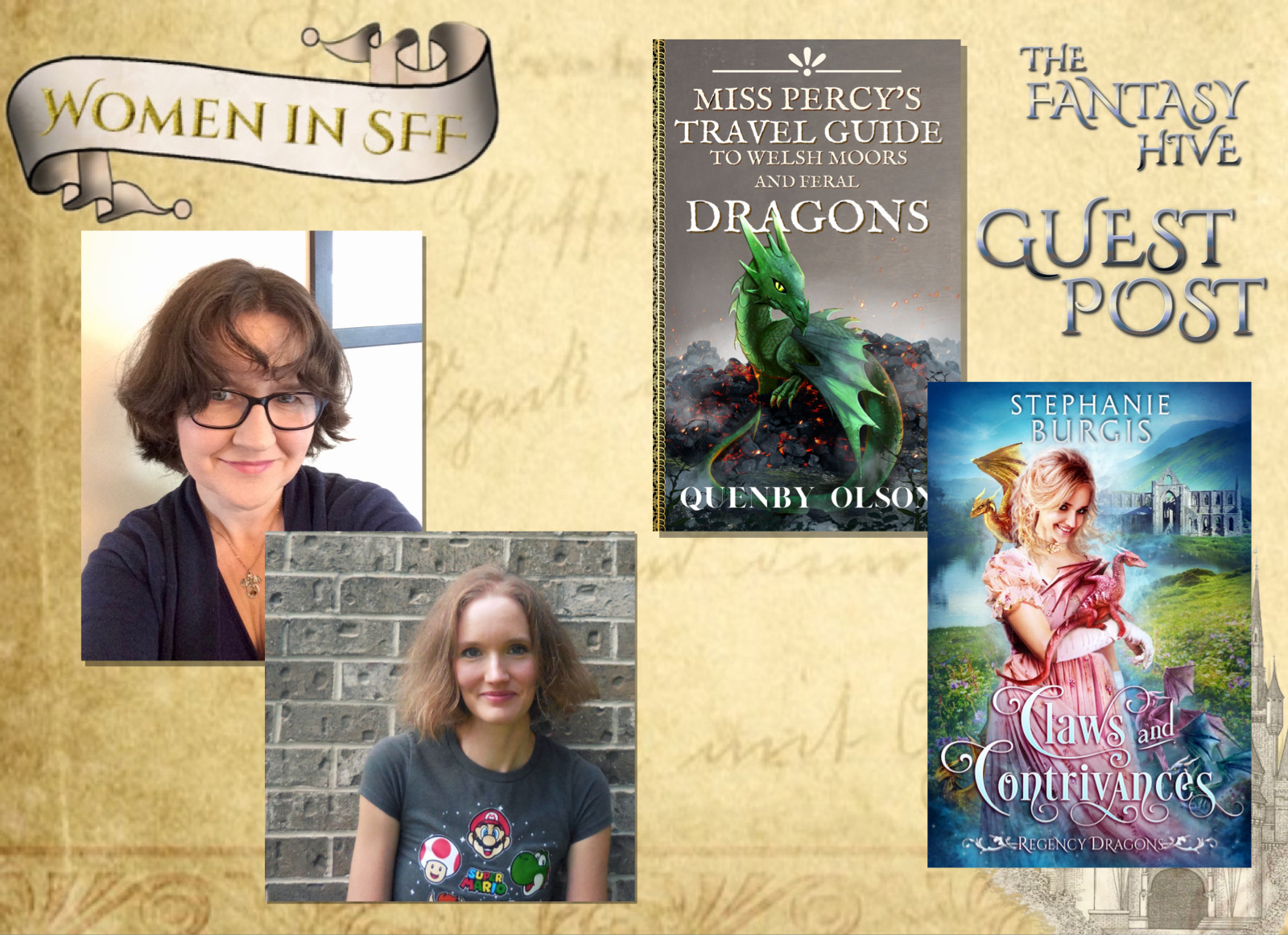 Regency Fantasy: A Joint Interview - GUEST POST by Stephanie Burgis and Quenby Olson | Fantasy-Hive