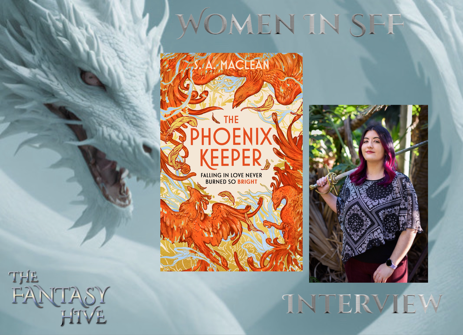 Interview with S. A. MacLean (THE PHOENIX KEEPER) | Fantasy-Hive