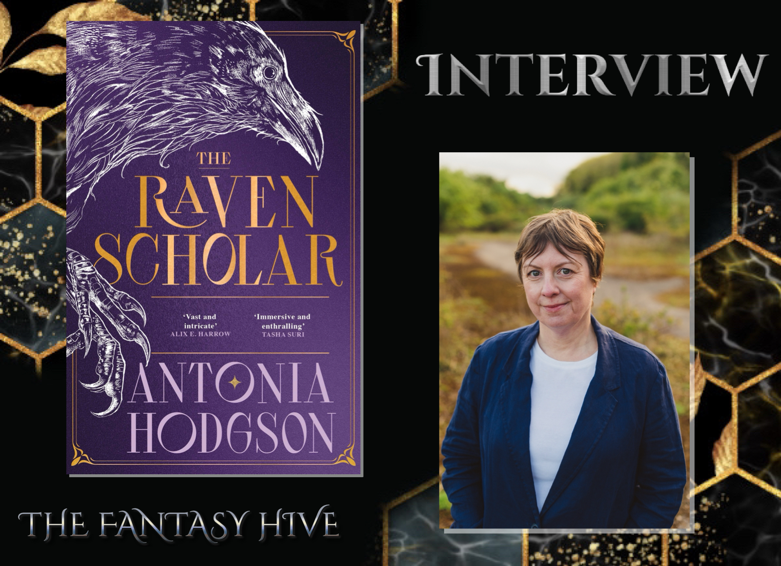 Interview with Antonia Hodgson (THE RAVEN SCHOLAR) | Fantasy-Hive